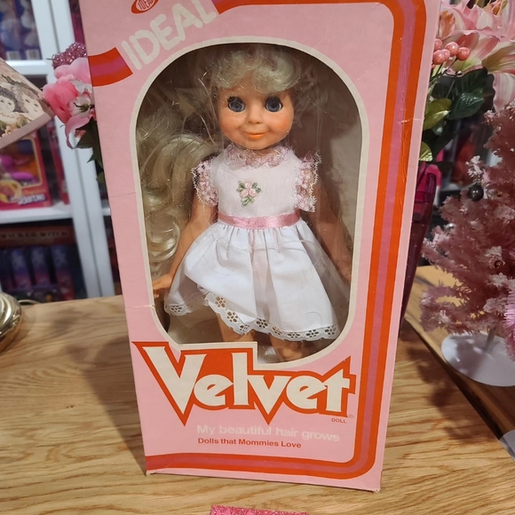 ideal | Toys | Vintage 981 Ideal Velvet My Beautiful Hair Grows Doll ...